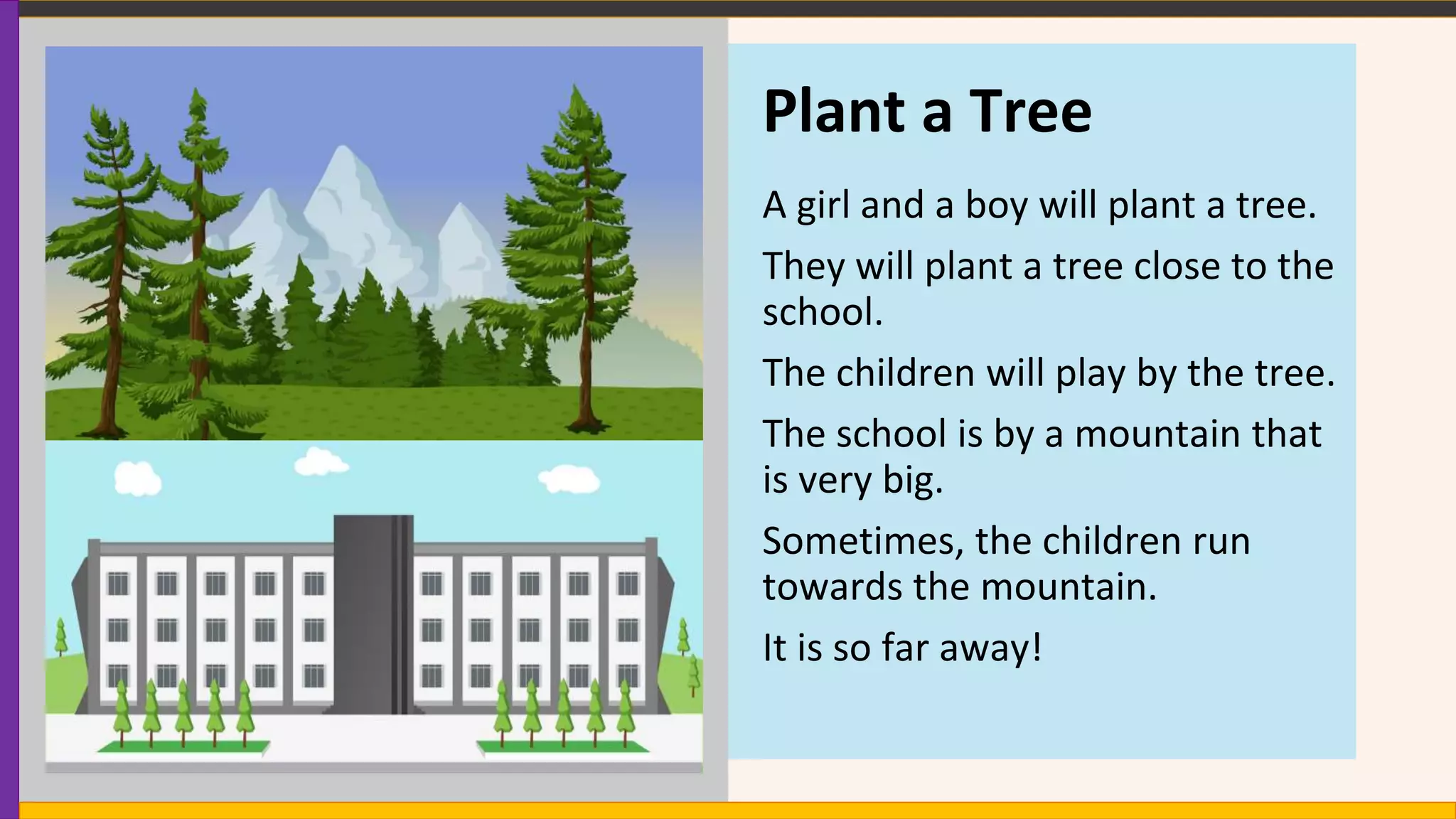 ESL Reading Lesson Plant a tree | PPTX