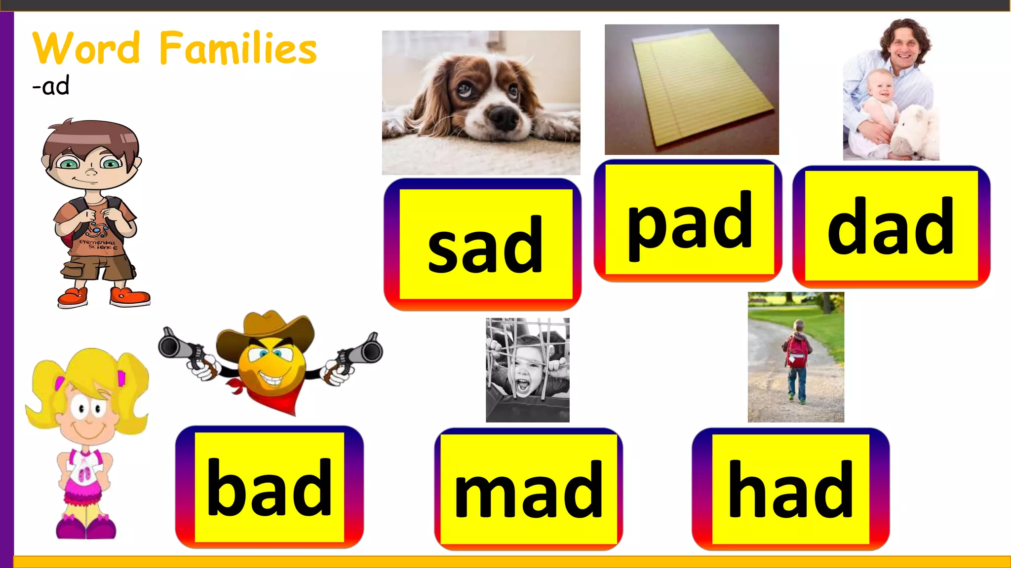 Word Family (ad) | PPTX