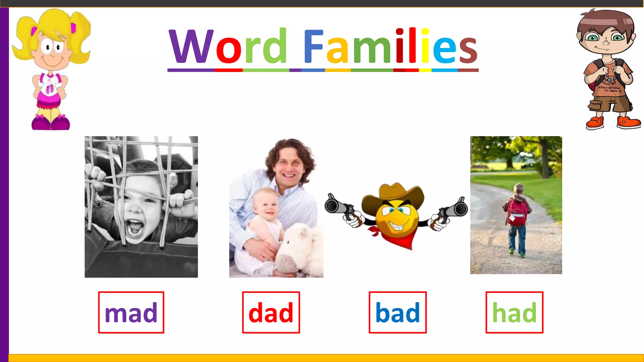 Word Family (ad) | PPTX