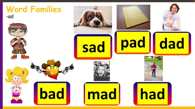 Word Family (ad) | PPTX