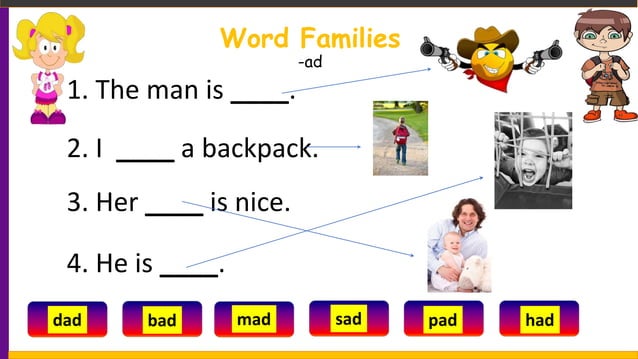 Word Family (ad) | PPTX