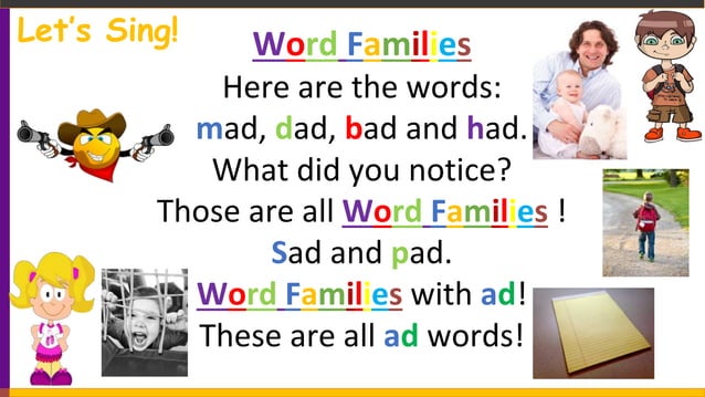 Word Family (ad) | PPTX