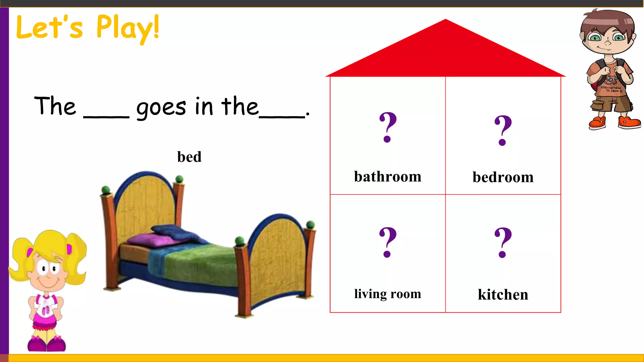 ESL Lesson: Rooms in the House | PPTX