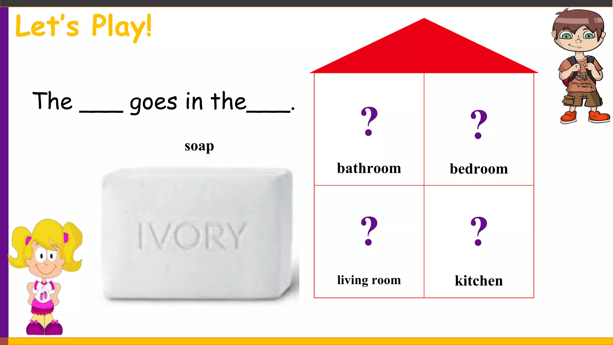 ESL Lesson: Rooms in the House | PPTX