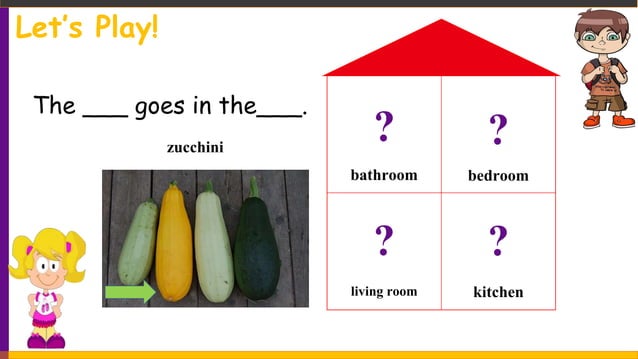 ESL Lesson: Rooms in the House | PPTX | Interior Decorating | Home & Garden