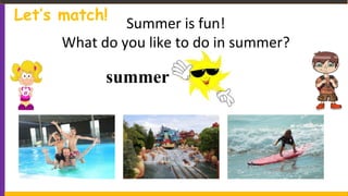 ESL Lesson Summer | PPTX