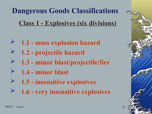 DG Clasiffication HAZMAT Dangerous Goods | PPT