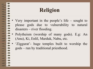 C7 - Mesopotamian Civilization | PPT