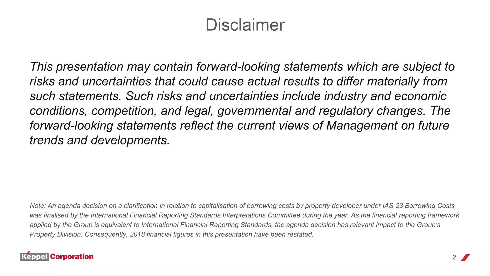 Keppel Corporation UK Non-deal Roadshow 2019 | PDF