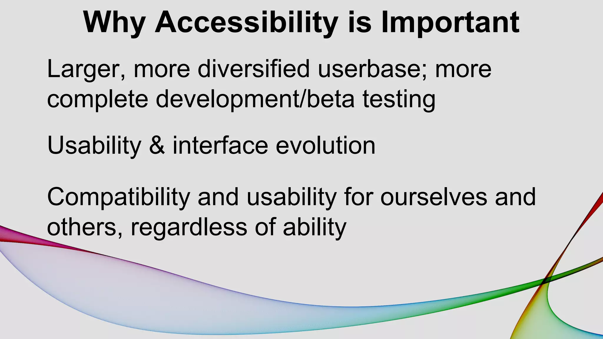 Assembling Accessibility | PPT