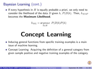 Regression, Bayesian Learning and Support vector machine | PDF