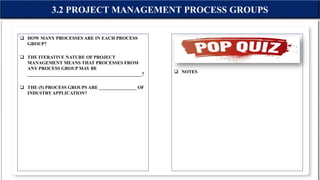 KCS Academy PMP Exam Prep Course Chapter 3 - Project Management Processes | PDF