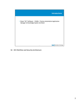 NOTES - KCS Consortium Presentation: Success & Challenges with Dell's ...