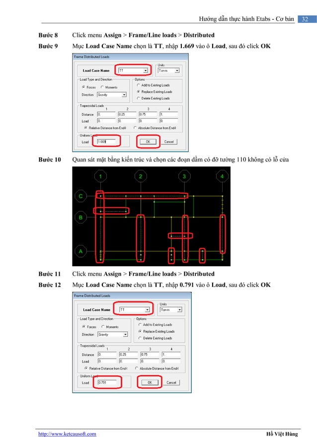 Kcs huong dan thuc hanh etabs co ban | PDF