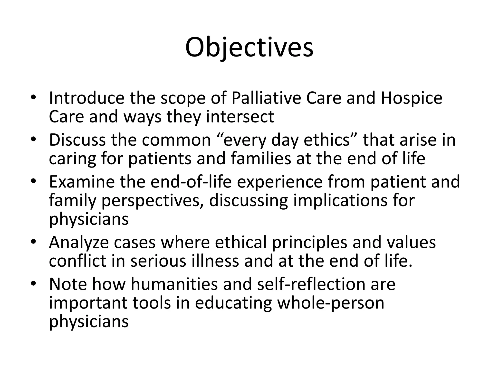 Ethical Dilemmas at the End of Life | PPTX