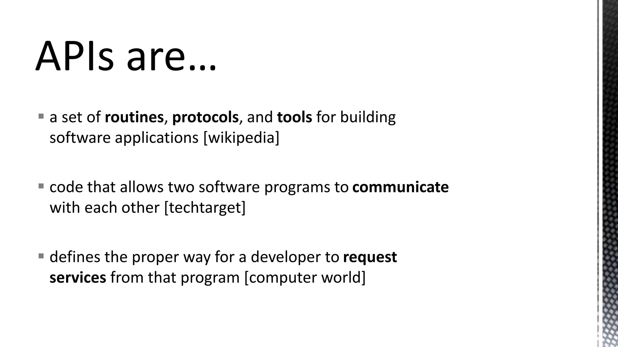 APIs for platform agnostic communication | PPTX
