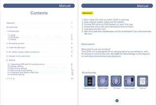 HD DVR JBA-203 (KD 203) User manual | PPT