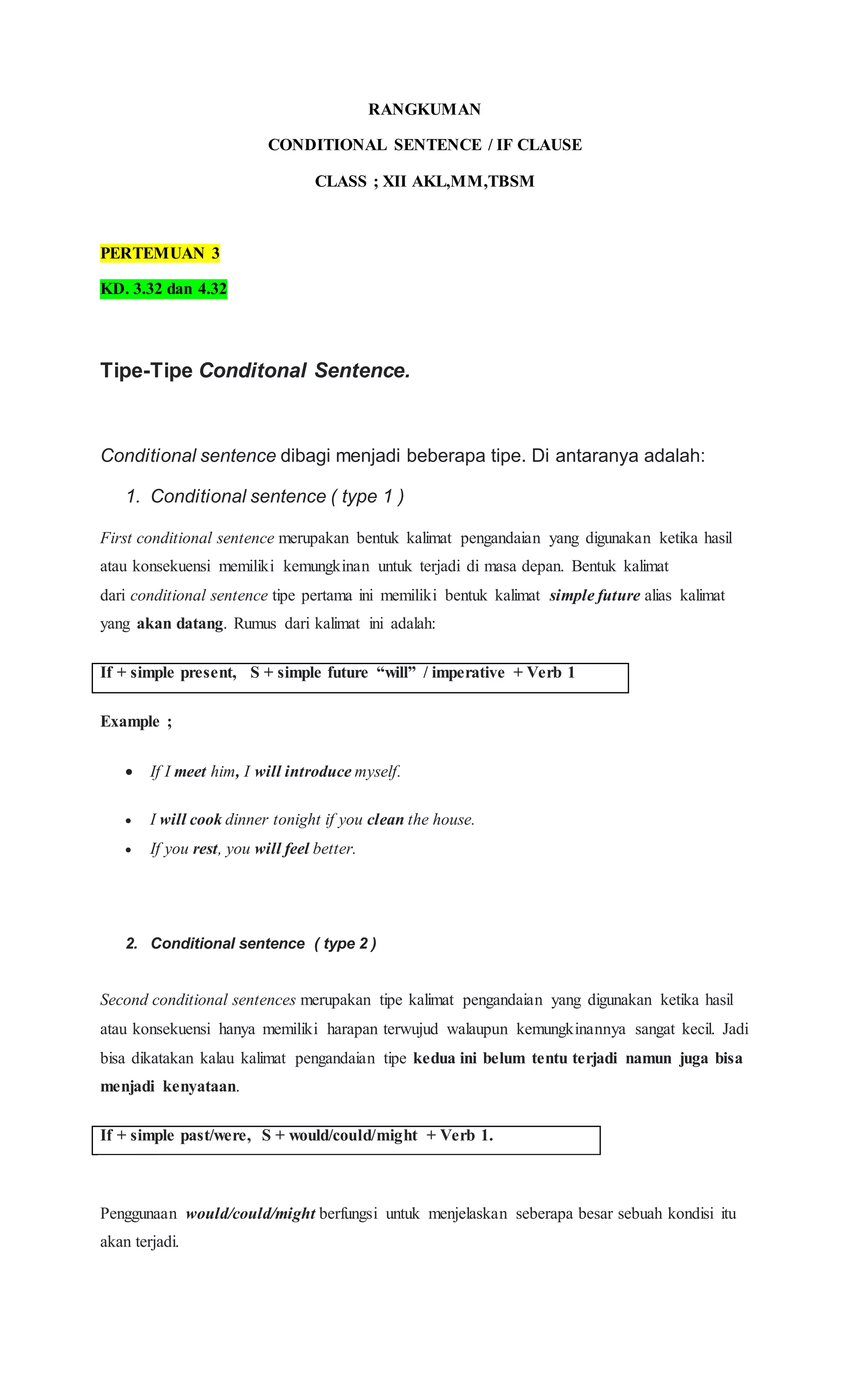 Kd. 3.32 & 4.32 if clause ( p.3 ) | DOCX