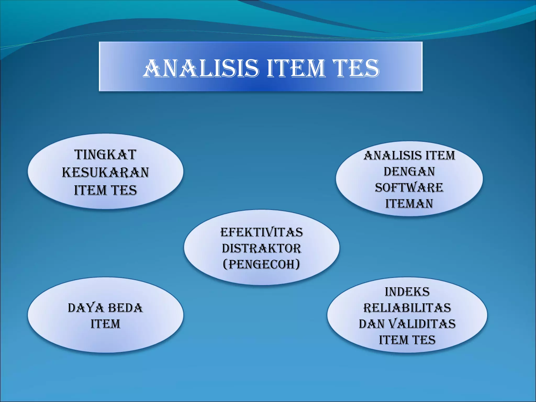 Analisis Item Tes | PPT