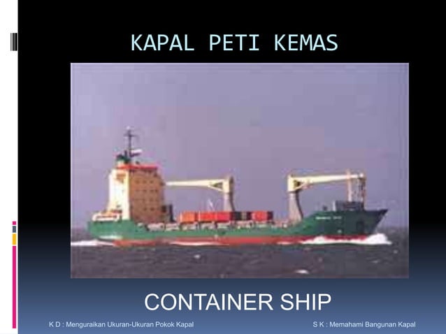 Kd1. jenis jenis kapal | PPTX