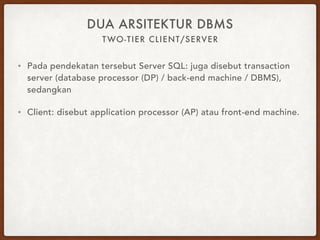 Basis Data Client-Server | PDF
