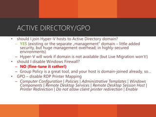Hyper-V: Best Practices | PPTX