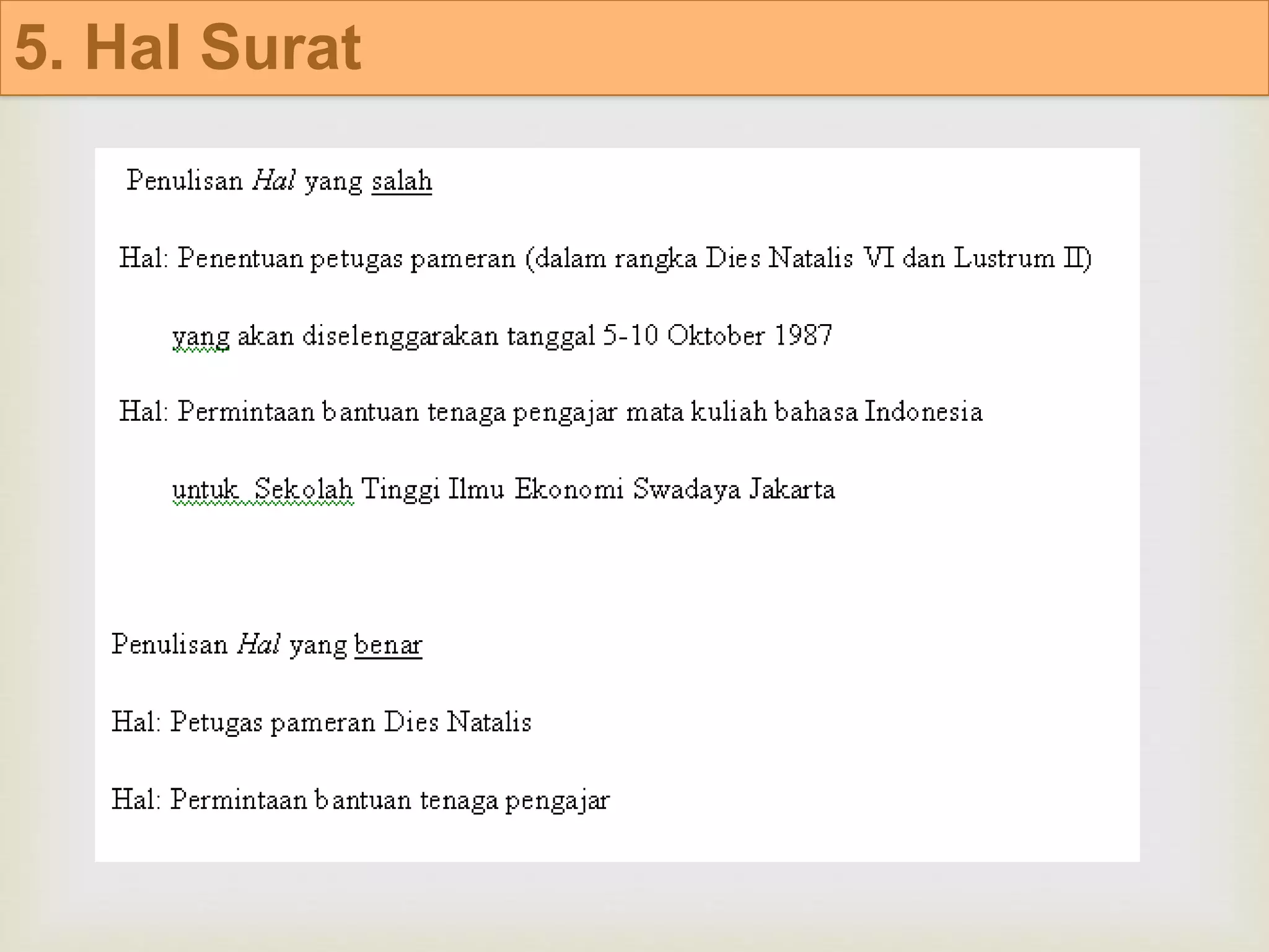 Bagian-Bagian Surat | PPTX