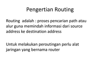 Protocol Routing | PPT