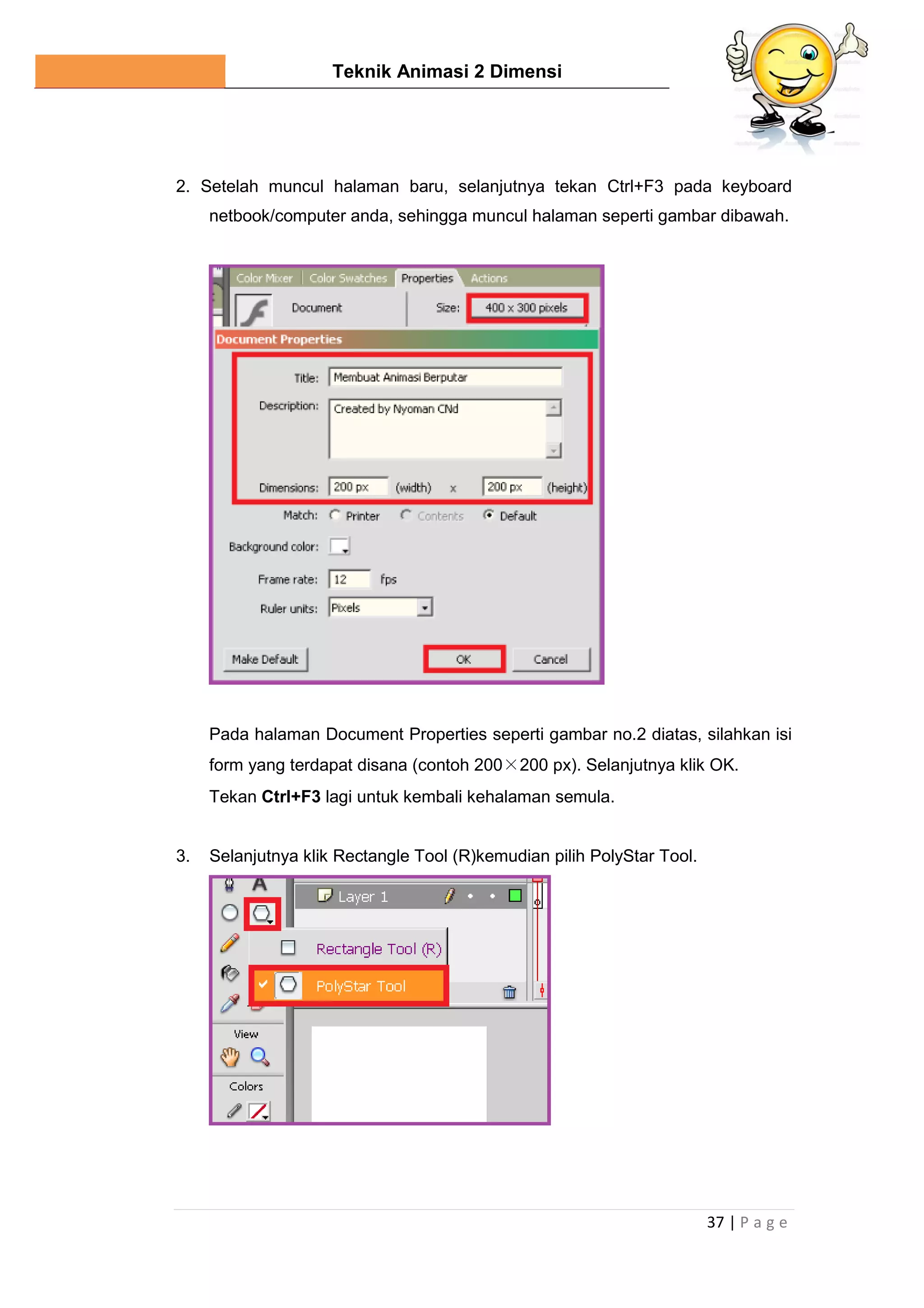 Kd 3.3 memahami teknik animasi tweening | PDF