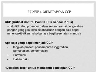 Kd 3.11 verifikasi penerapan haccp 2020 pertemuan 2 | PPT