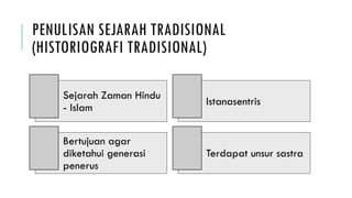 Materi tentang Historiografi Sejarah kelas X | PPTX