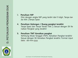 KD 3 7 DAFTAR URUT KEPANGKATAN (DUK) | PPT