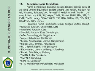 KD 3 7 DAFTAR URUT KEPANGKATAN (DUK) | PPT