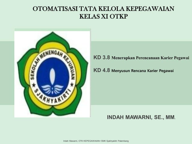 KD 3.8 PERENCANAAN KARIR PEGAWAI | PDF
