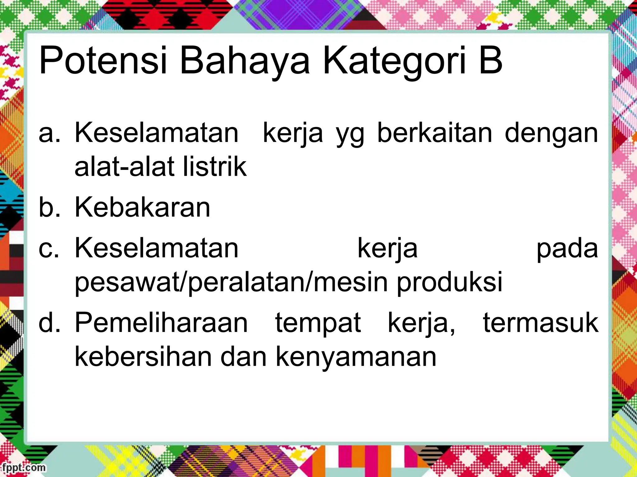 KD 3 Klasifikasi bahaya K3LH di lingkungan smk | PPTX