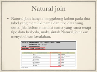 Kd3 penggabungan data sql | PPT