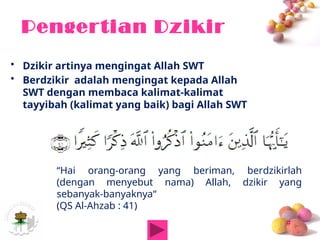 Materi Ajar PAI SD Kelas 4 Dzikir dan Doa | PPTX