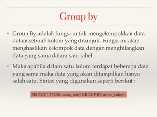 Kd4 fungsi fungsi agregasi | PDF