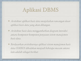 Kd5 Aplikasi DBMS | PDF