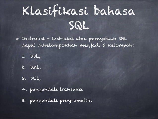 Kd6 Structure Query Language (SQL) | PDF