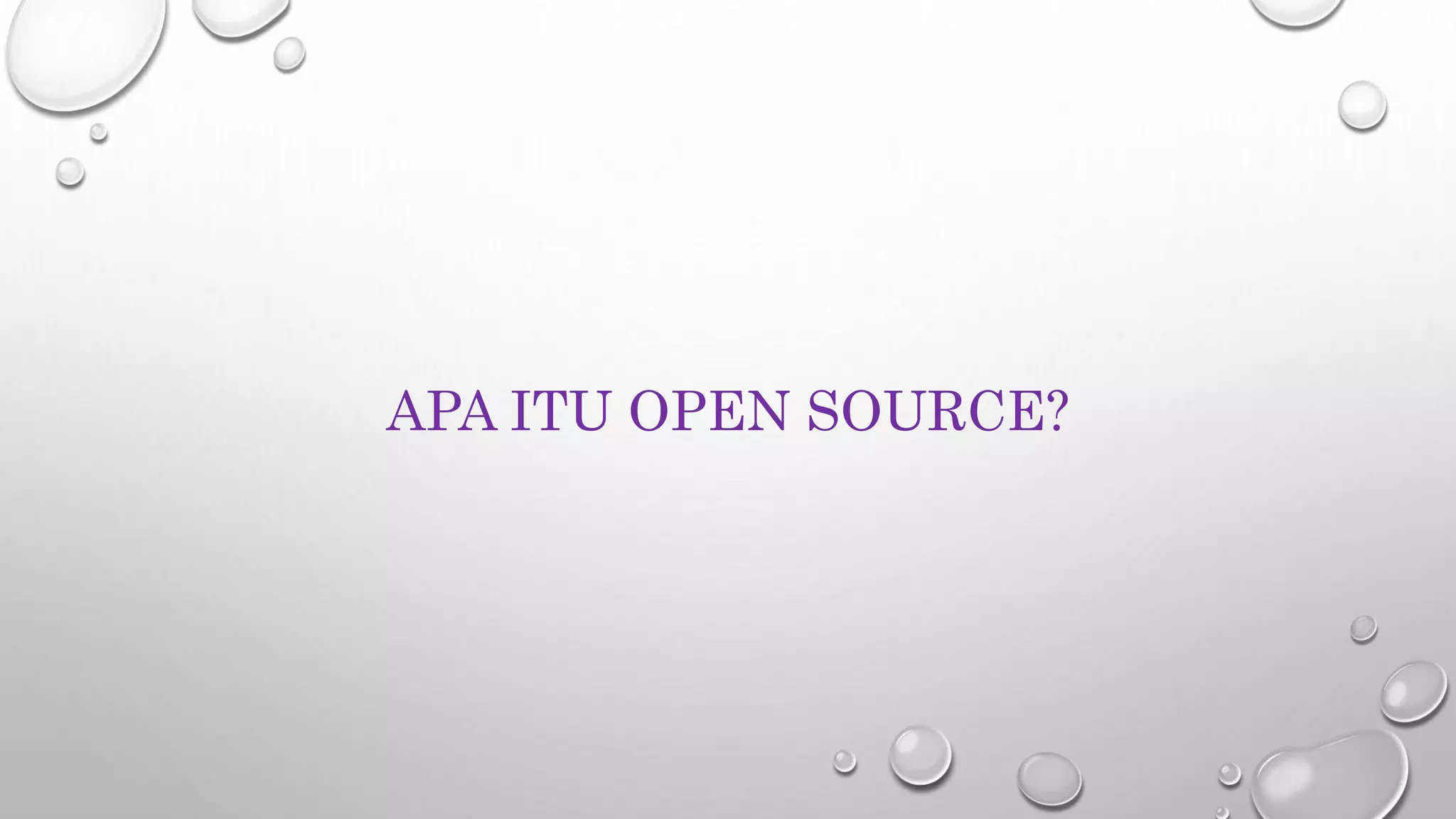 Perkembangan Sistem Operasi Open Source | PPT