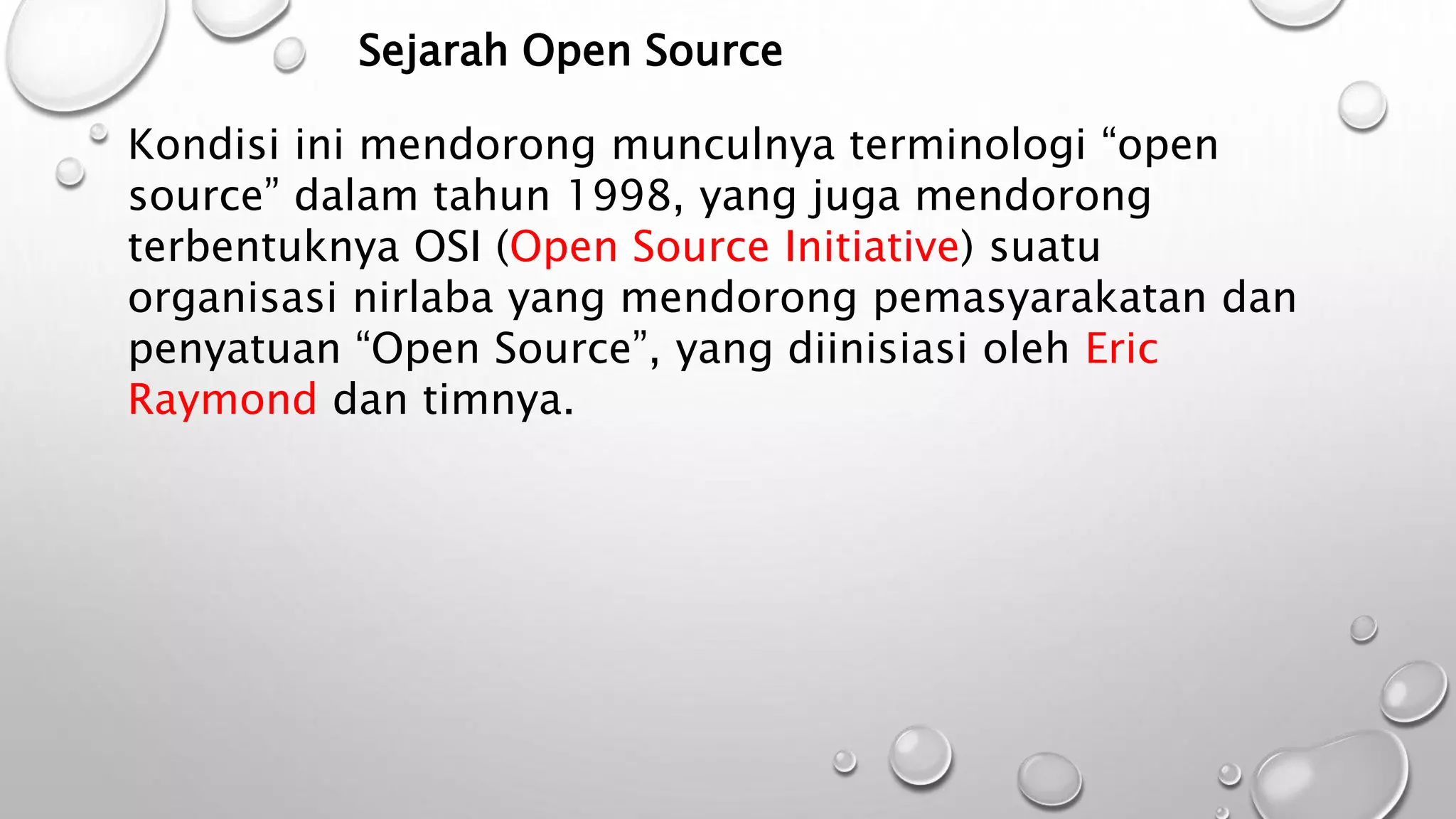 Perkembangan Sistem Operasi Open Source | PPT