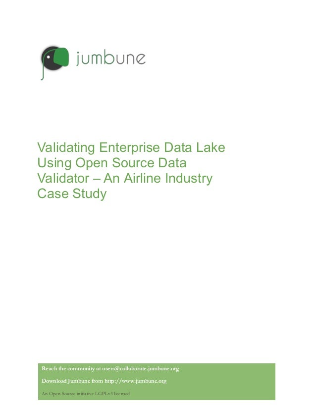 Validating enterprise data lake using open source data validator Validating enterprise data lake using open source data validator