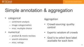 Aggregating Complex Annotations via Merging and Matching | PPTX | Web Development | Internet