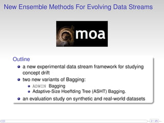 New ensemble methods for evolving data streams | PPT