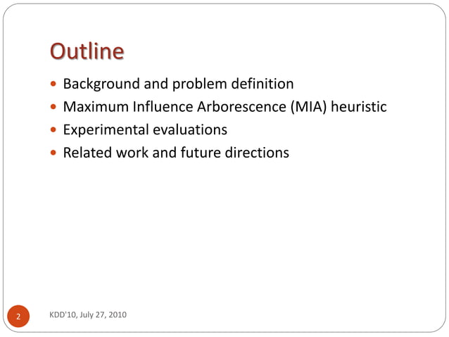 Socable Influence Maximization | PPT