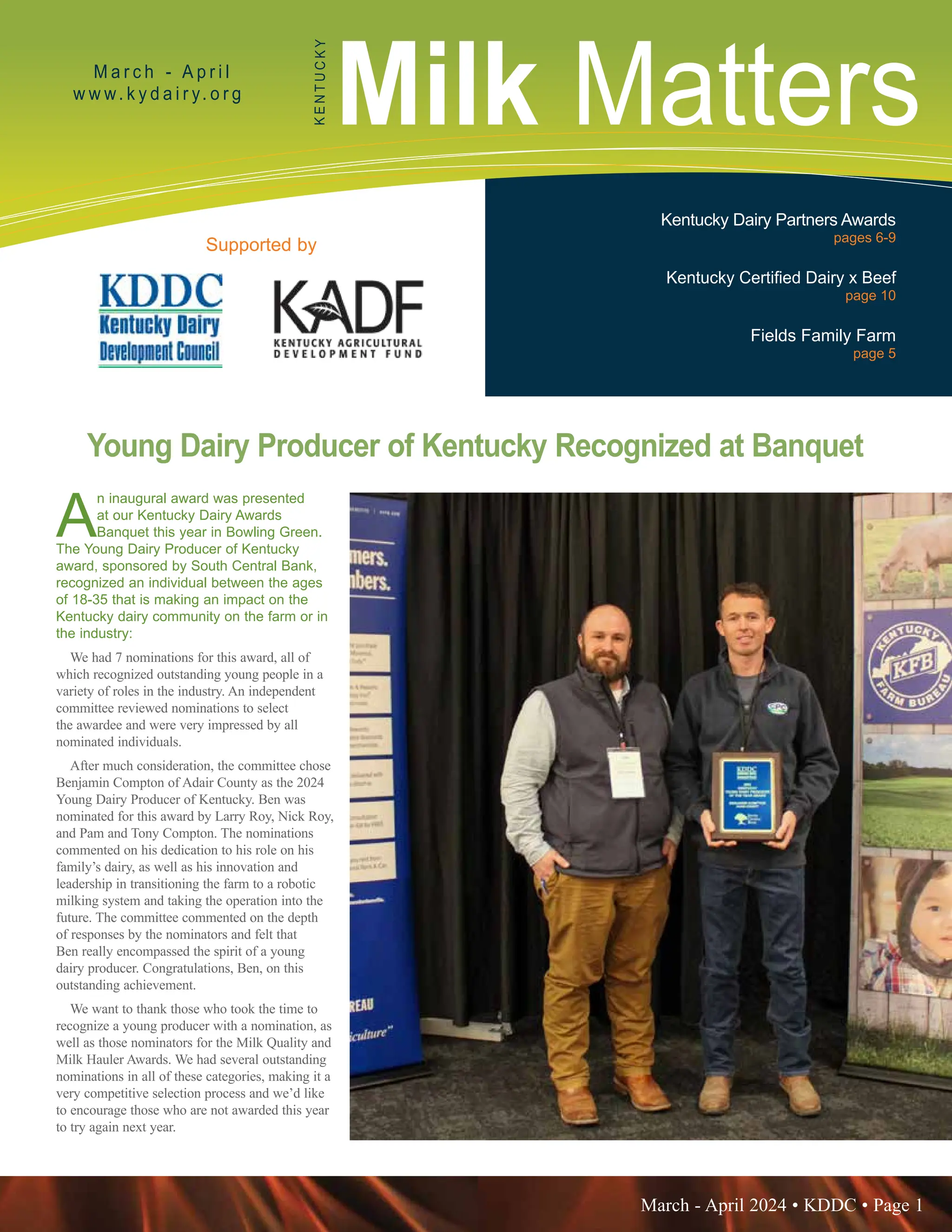 Kentucky Milk Matters - KDDC March April 2024 | PDF