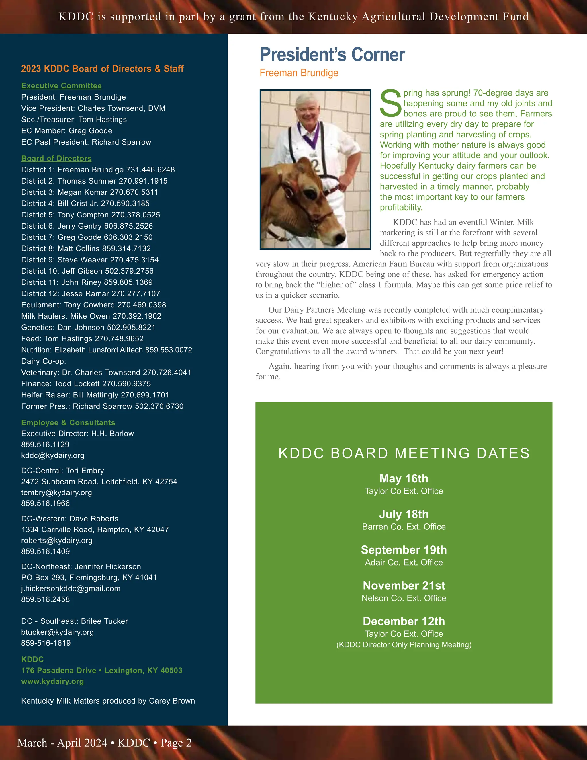 Kentucky Milk Matters - KDDC March April 2024 | PDF