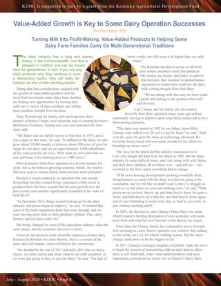 KY Milk Matters July August 2020 | PDF