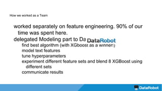 Featurizing log data before XGBoost | PPT